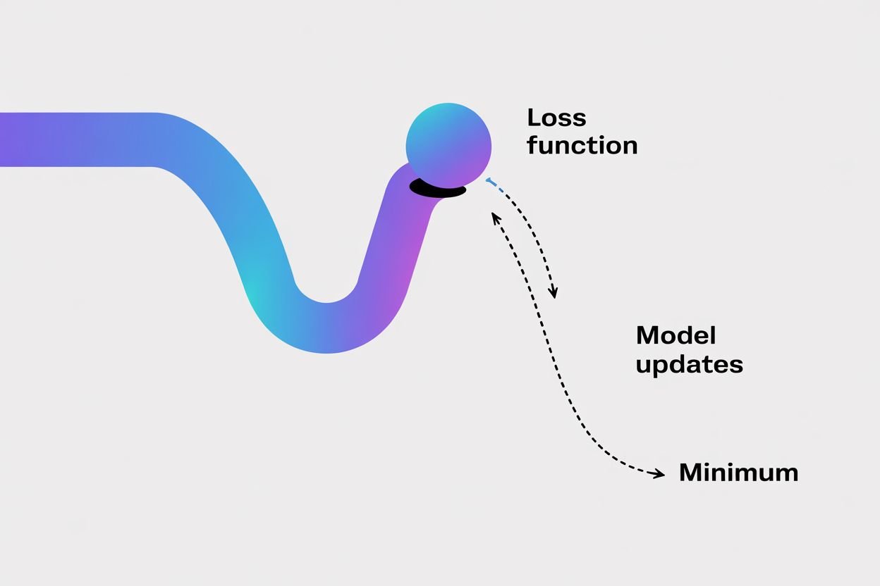 Gradient descent explained simply: how machine learning models learn