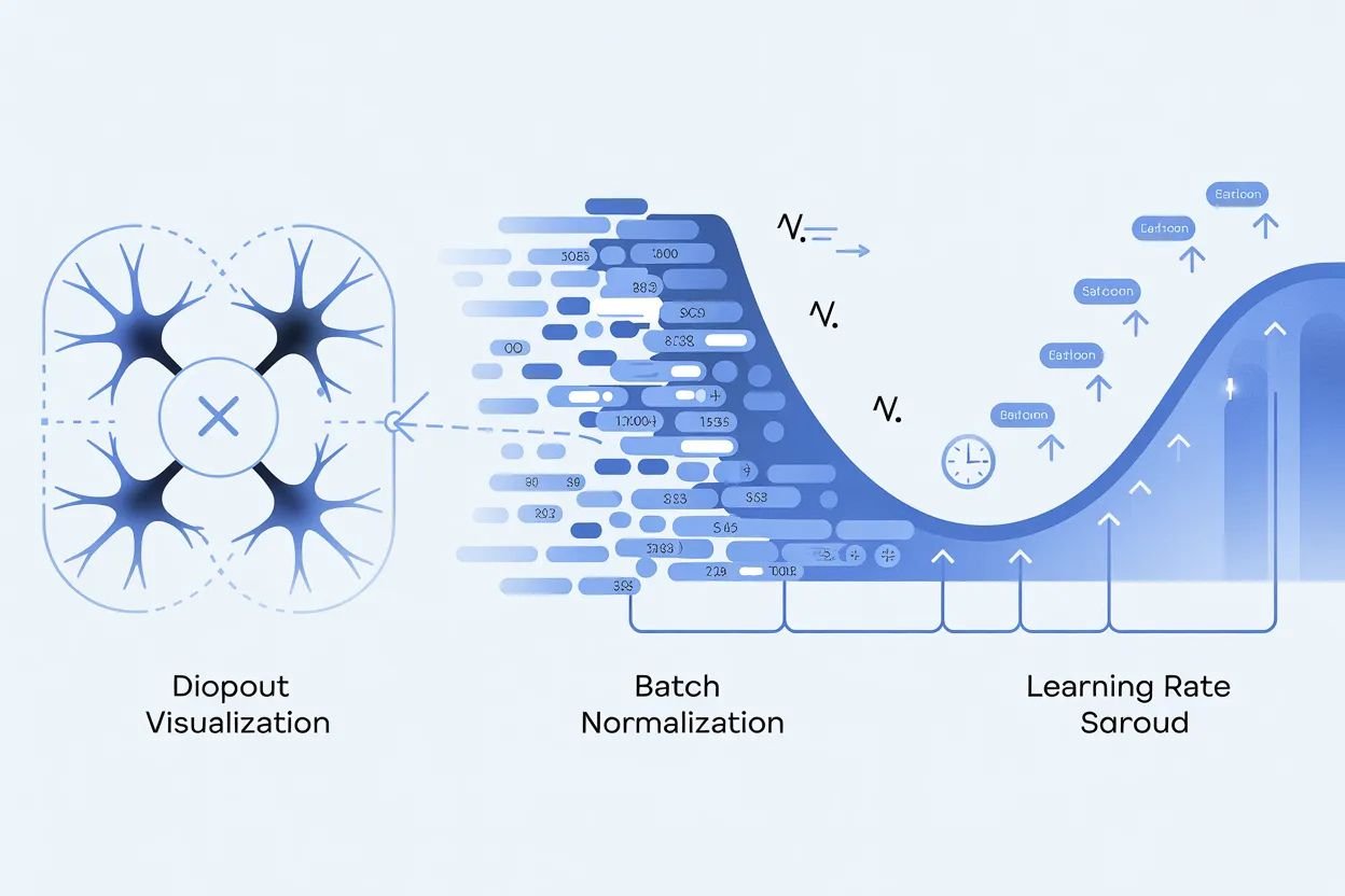 Neural network training techniques: dropout, batch normalization, and ...